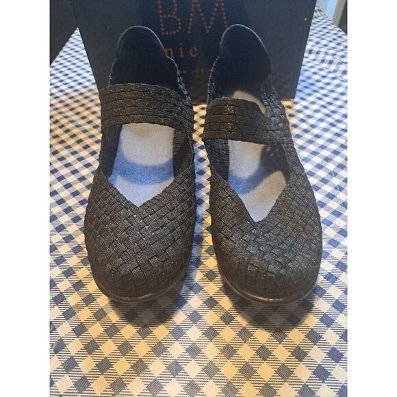 bernie mev. | Shoes | Bernie Mev Ny Lulia Black Mary Jane Woven Closed ...